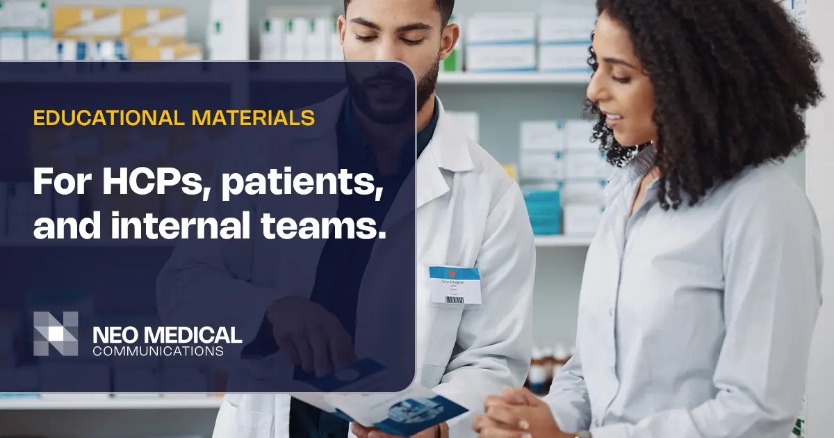 Medical Educational Materials for HCP & Patient Learning